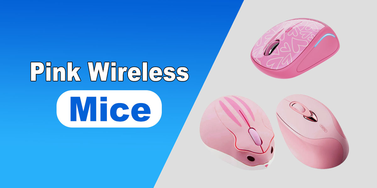 8 Pink Wireless Mouse for a Stylish Workspace